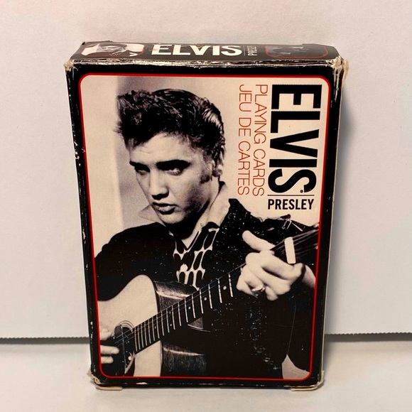 Aquarius | Games | Elvis Presley Black White Playing Cards 52 Card Deck ...